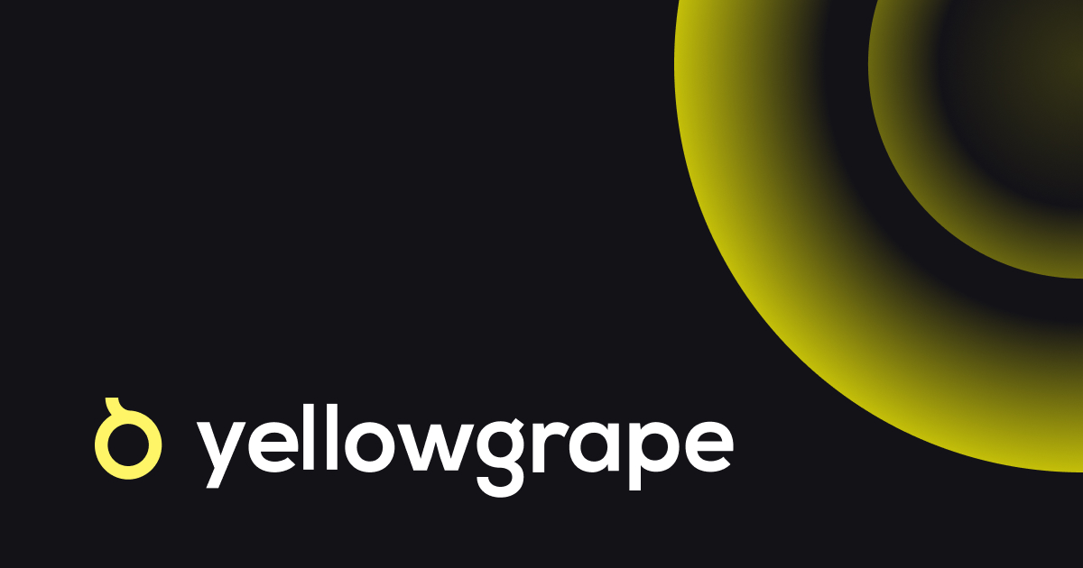 Yellowgrape - Datadriven e-commerce mastership